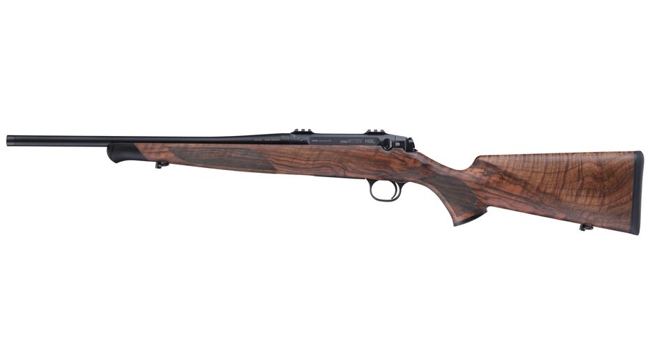 STEEL ACTION Repetierbüchse HSL Holzschaft | Rechtswaffe | 6,5 CRMR ...
